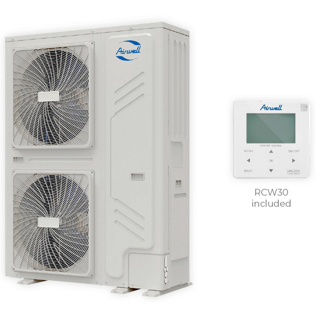 Máy bơm nhiệt 2 chiều Monoblock Airwell AWWHPMA18-H93 - 3 pha - Airwell